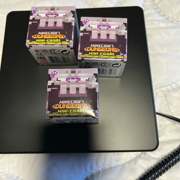 Mattel | Toys | Minecraft Set Of 3 Dungeons Mini Figure | Poshmark